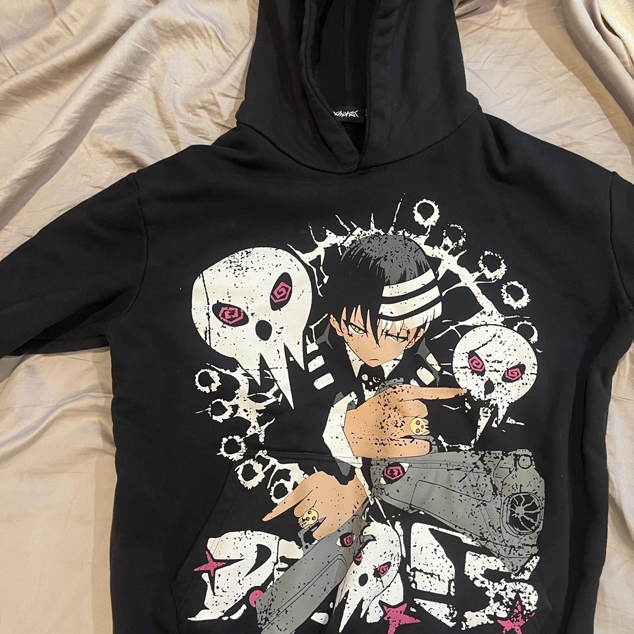 demons basement soul eater hoodie death the kid... - Depop