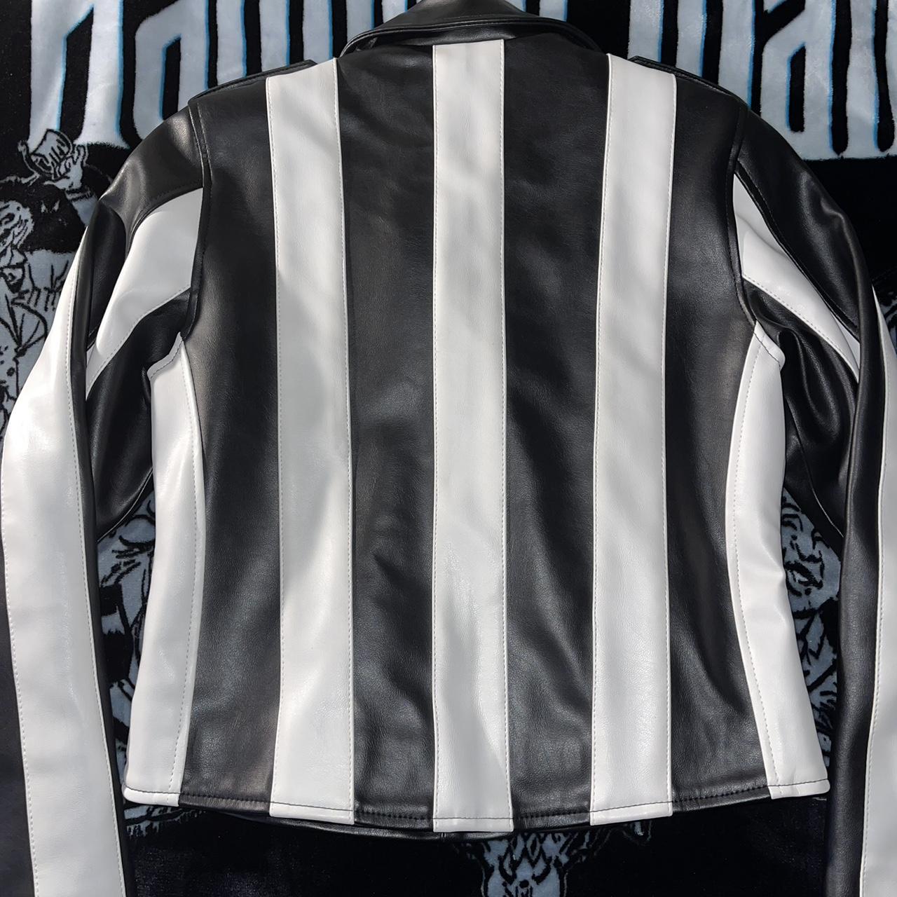 Women’s killstar vegan leather jacket. Never worn.... - Depop