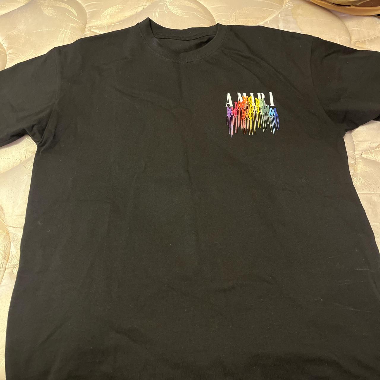 Amiri multicolor MA drip logo XL, BOTH amiri tags... | Depop