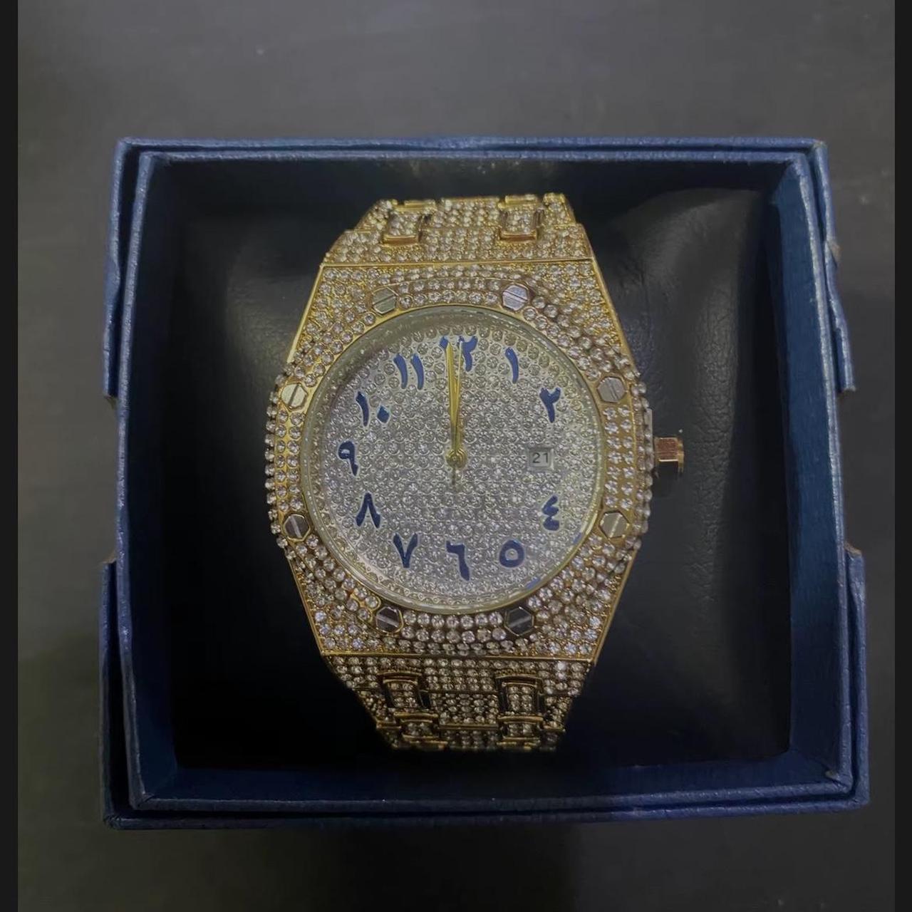 Luxury Full Diamond Watches For Men Top Brand Hip... | Depop