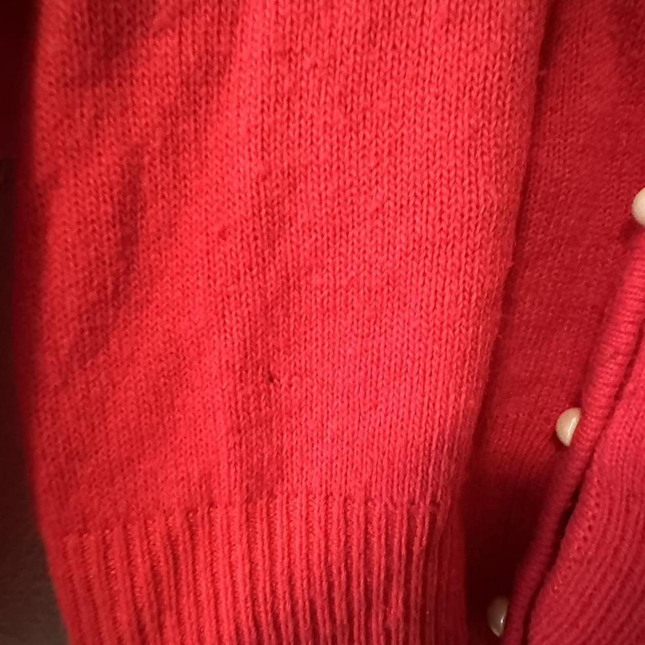 vintage anna sui black label cardigan some pilling... - Depop