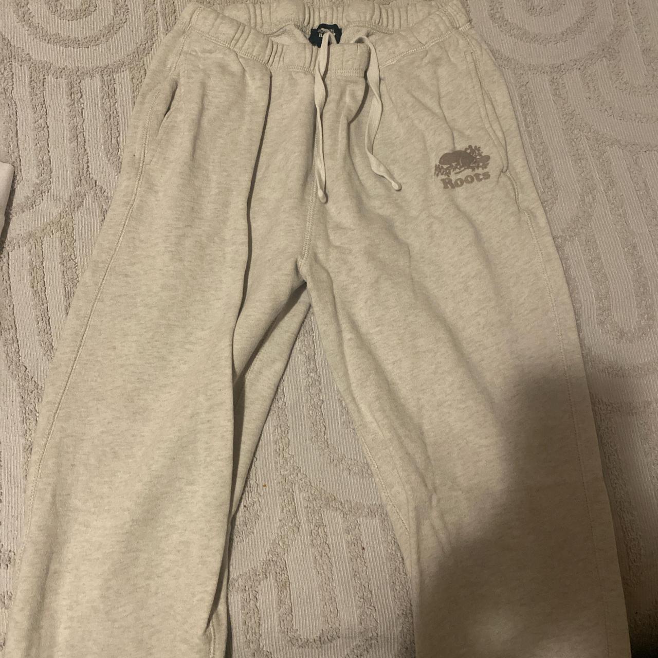 Oatmeal roots sweatpants - Depop