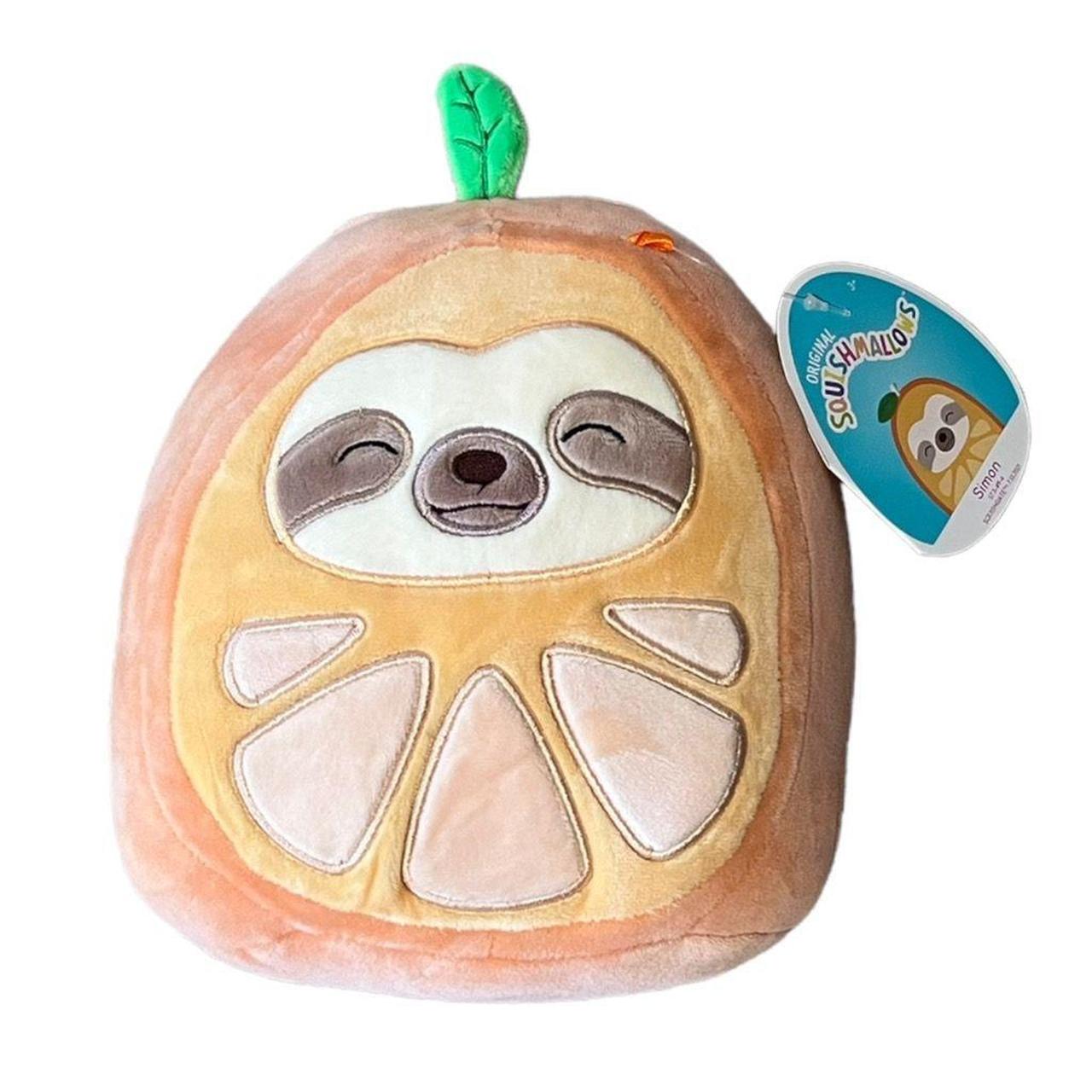 NWT Simon the Sloth Squishmallow From The Fruit... - Depop