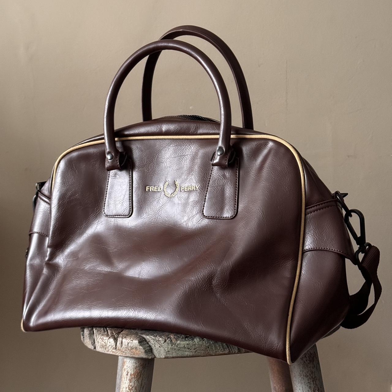 FRED PERRY: retro styled hold-all/shoulder bag.... - Depop