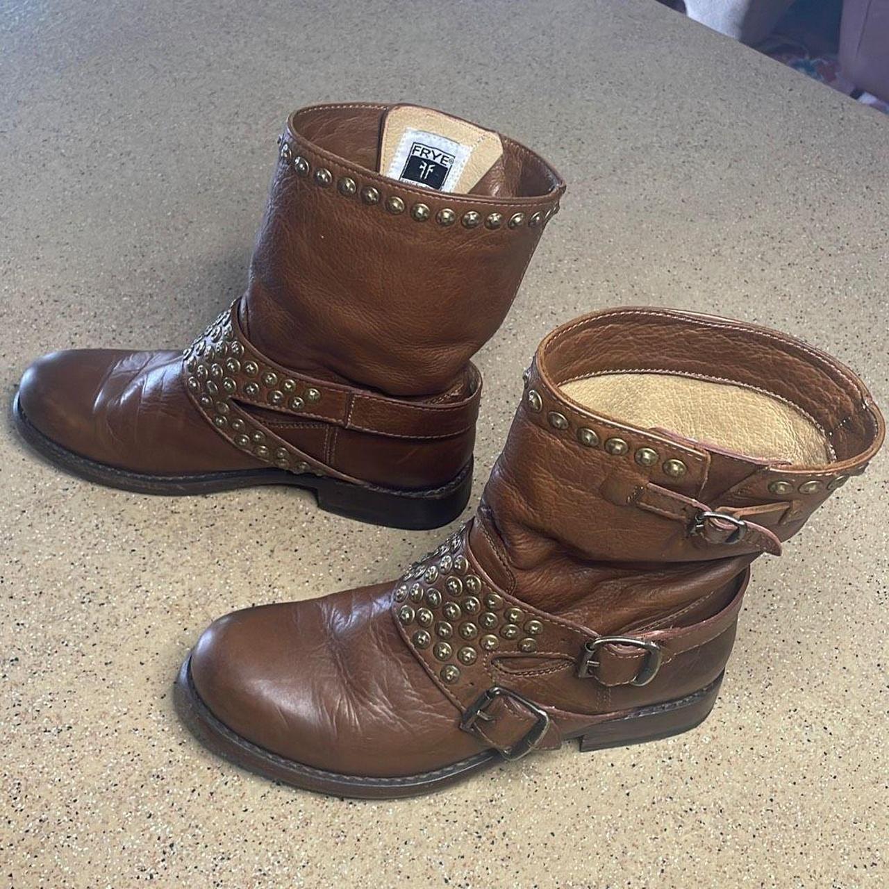 Frye Women's Brown Boots | Depop