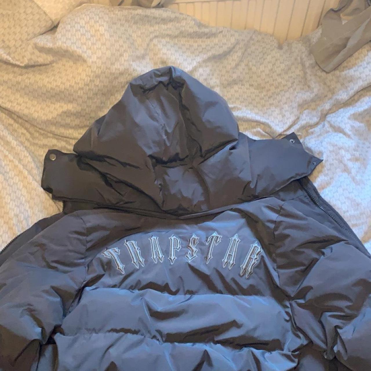 Trapstar Men's Grey Coat | Depop