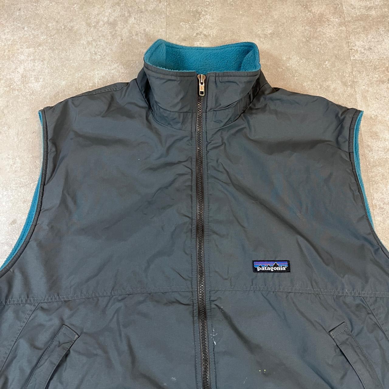 Vintage Patagonia Full Zip Fleece Lined Vest Size... - Depop