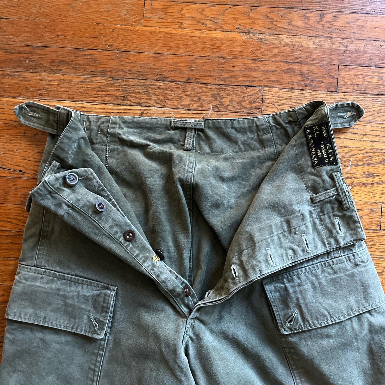 vintage dutch military trousers / pants incredible... - Depop