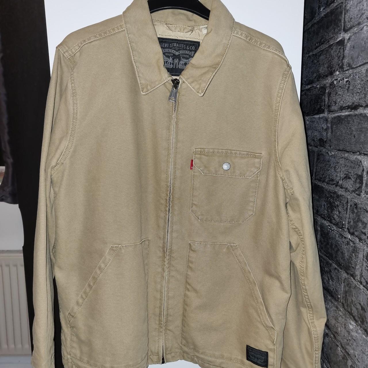 Brand new tan levis jacket. Really nice warm... - Depop