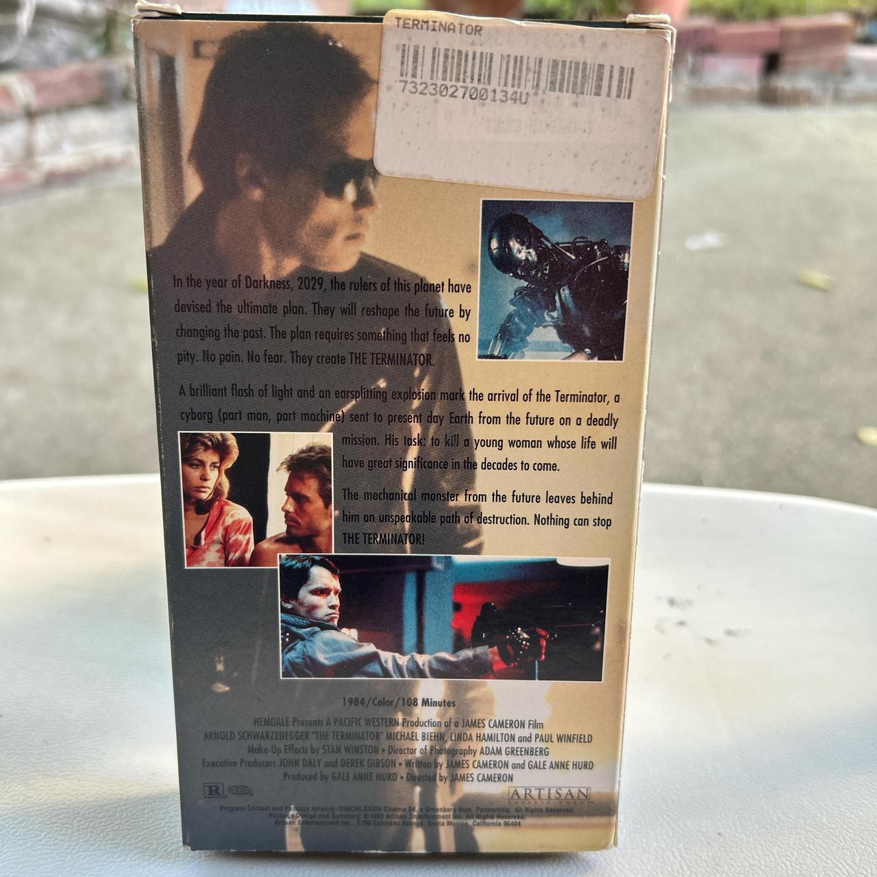 The Terminator 1984 VHS Tape vhs #terminator | Depop