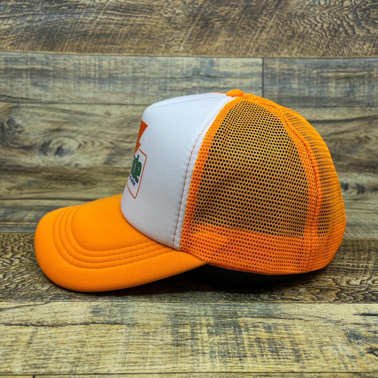 Retro Gatorade Mens Trucker Hat Orange Snapback 1986... - Depop