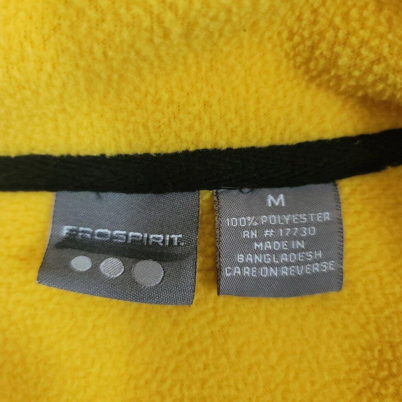 Mens Prospirit Fleece Blue/Yellow Full Zip Jacket ... - Depop