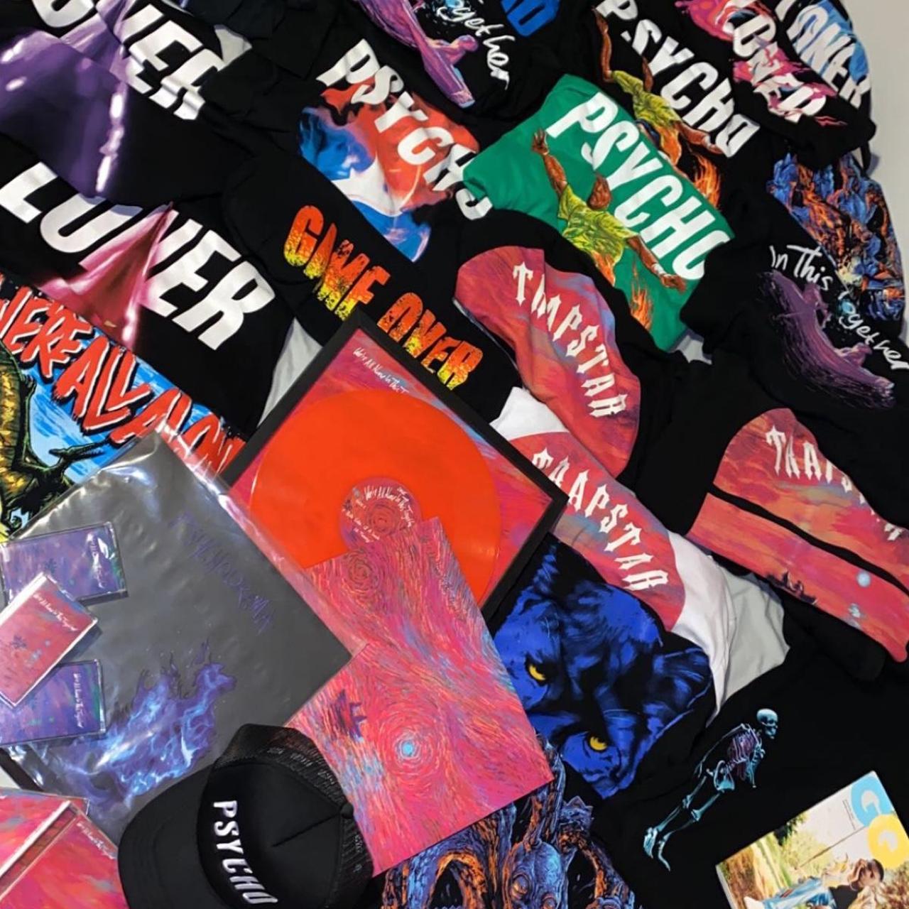 Santan Dave merch sizes… Small GAME OVER writing T... - Depop