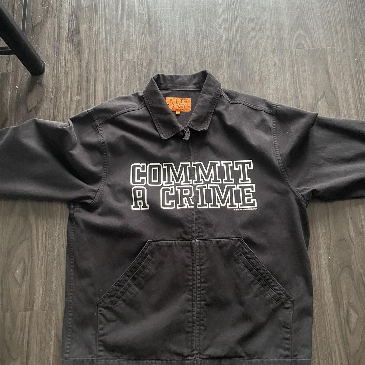 FTP COMMIT A CRIME ZIP UP #FTP#STREETWEAR#HYPE - Depop
