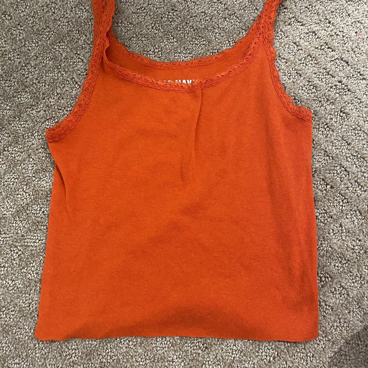 OLD NAVY BURNT ORANGE TANK TOP size xs Sooo cute... - Depop