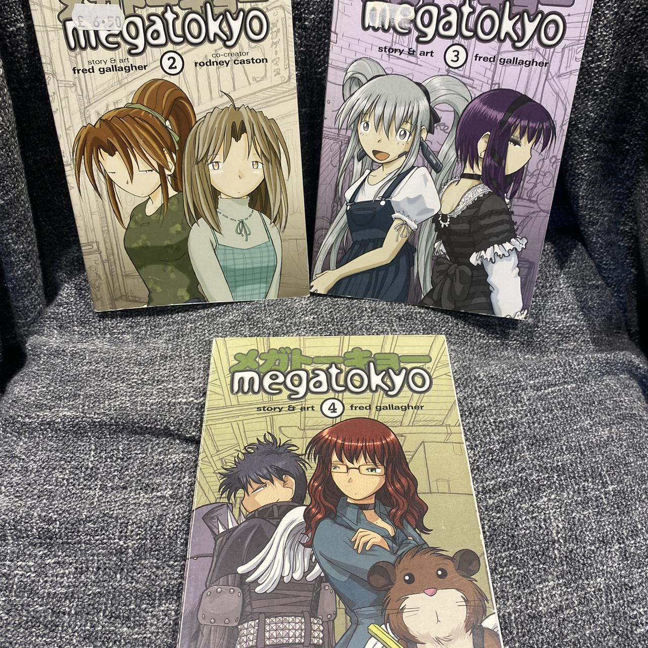 Three Megatokyo 2 3 4 books manga books Preowned... - Depop