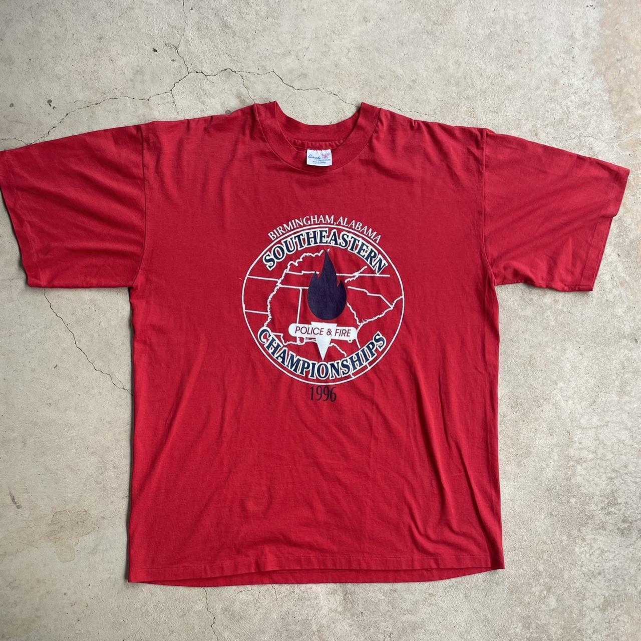 Vintage 1996 Red Birmingham Alabama Southeastern... - Depop