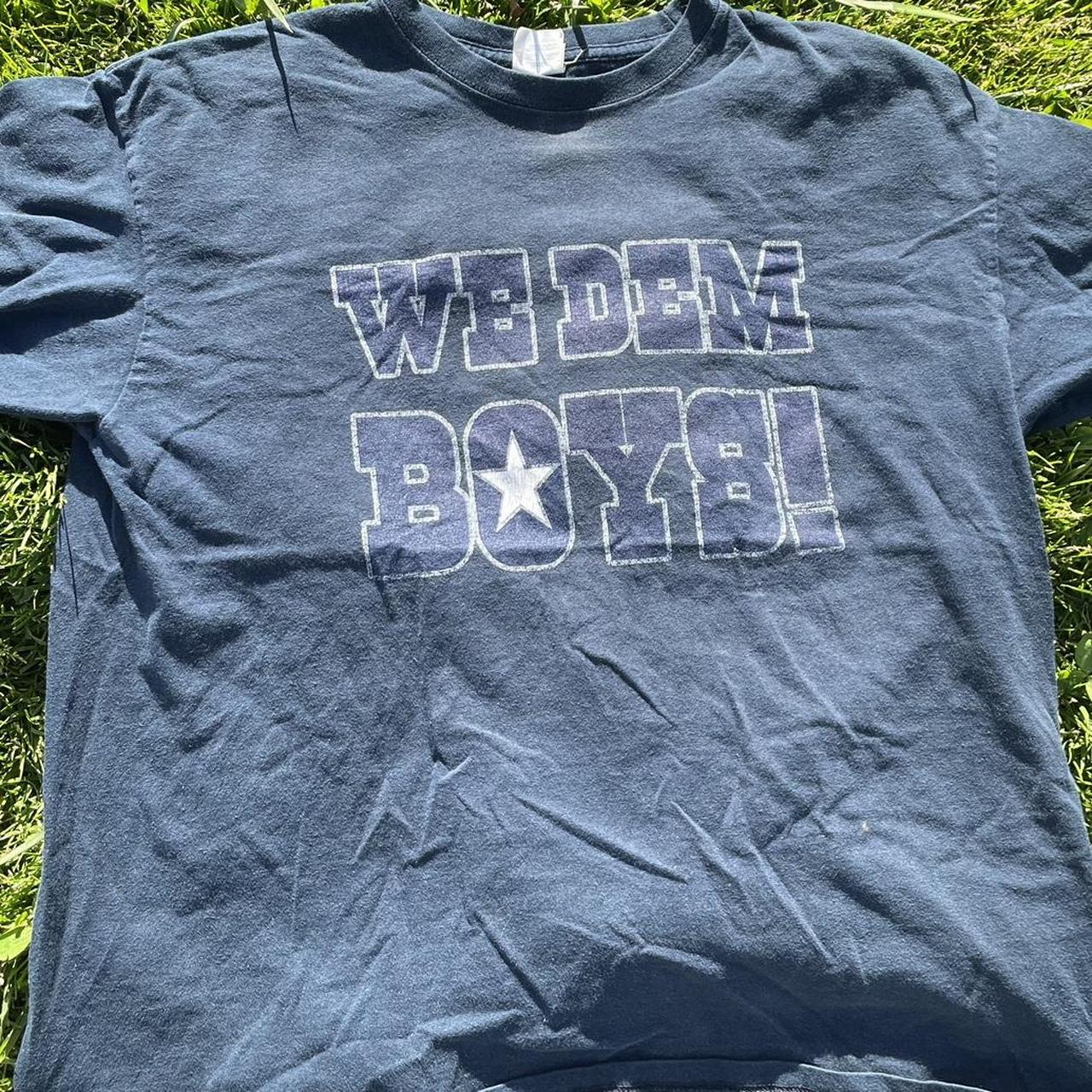 vintage 90s Cowboys NFL team T-shirt. WE DEM BOYS!... - Depop