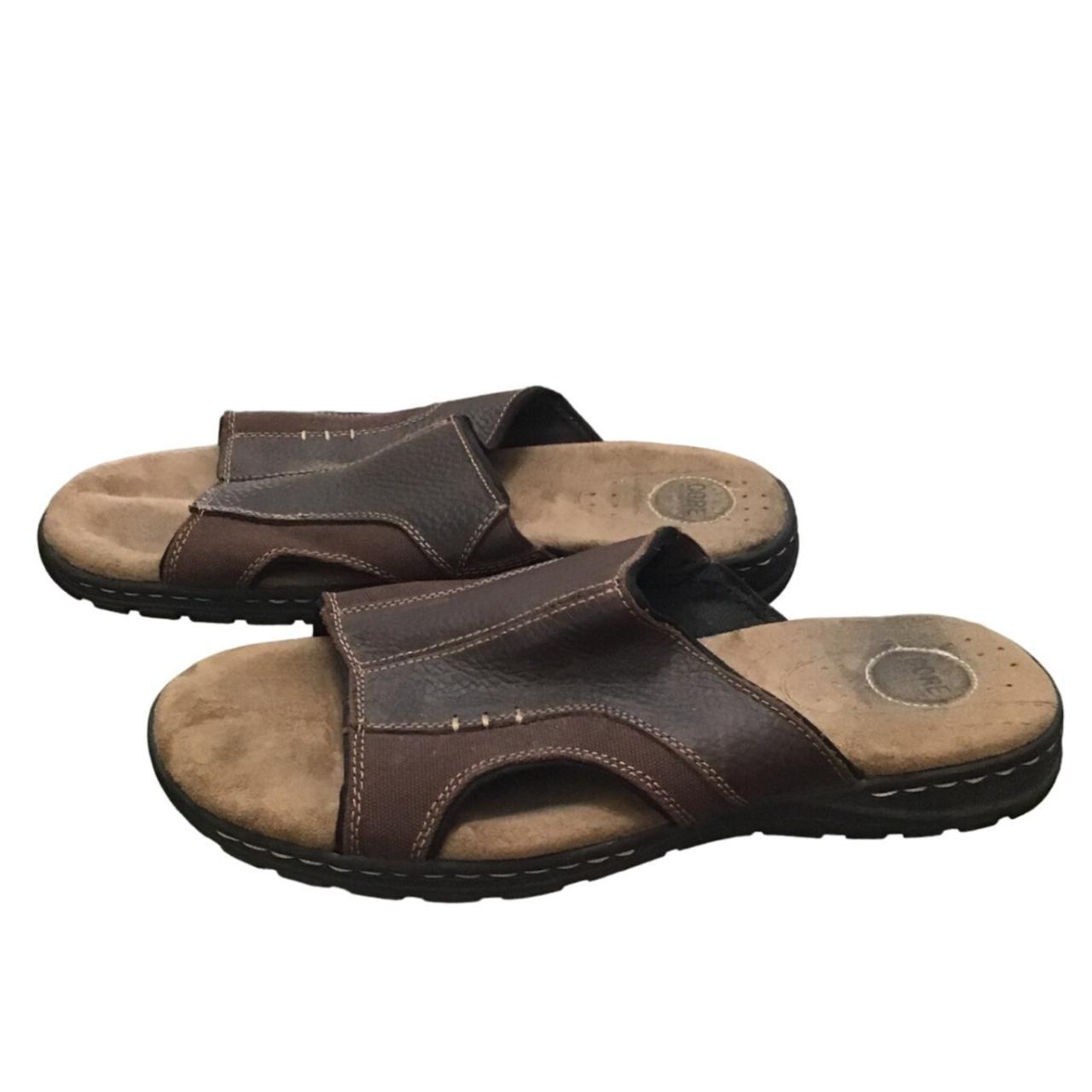 CROFT & BARROW- MENS LEATHER SANDAL AGION CORE... - Depop
