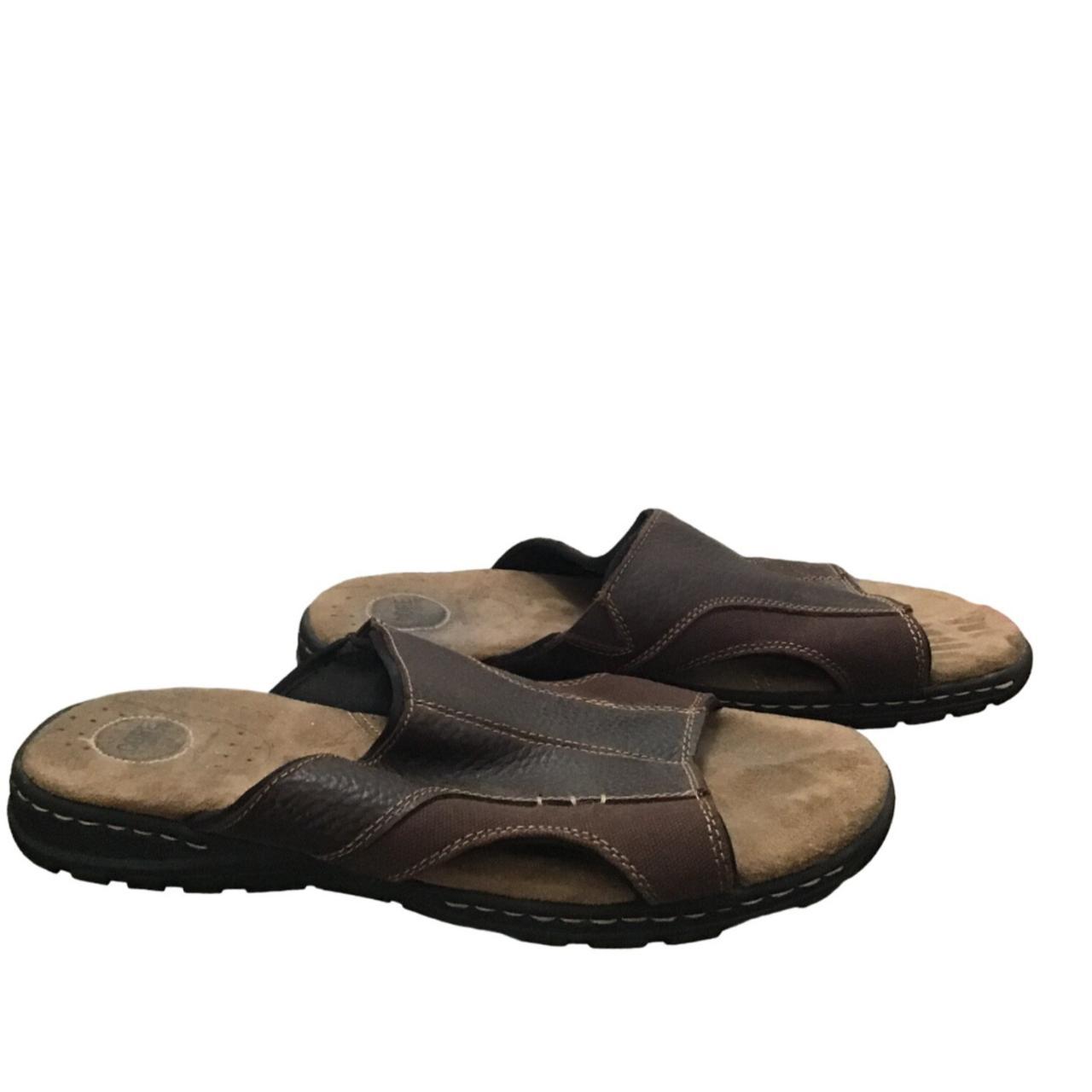 CROFT & BARROW- MENS LEATHER SANDAL AGION CORE... - Depop