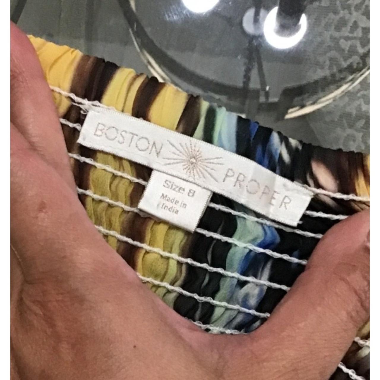 BOSTON PROPER WOMENS MULTI COLOR EMBELLISHE... - Depop