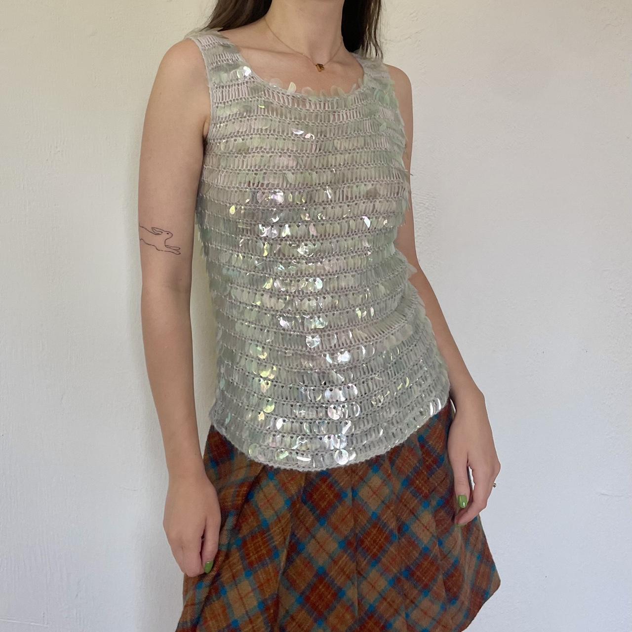 1960s mohair sequin knit 🫧 Amazing true vintage knit... - Depop