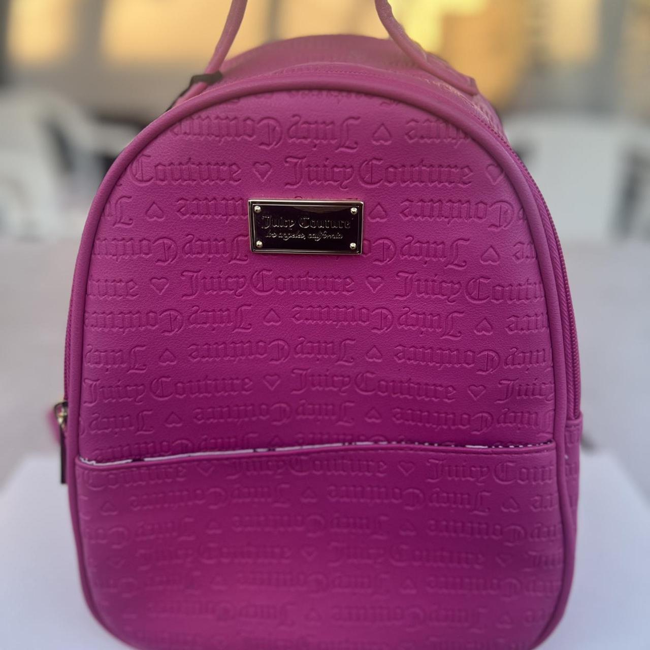 fuschia heart backpack (hot pink) brand new ! - Depop