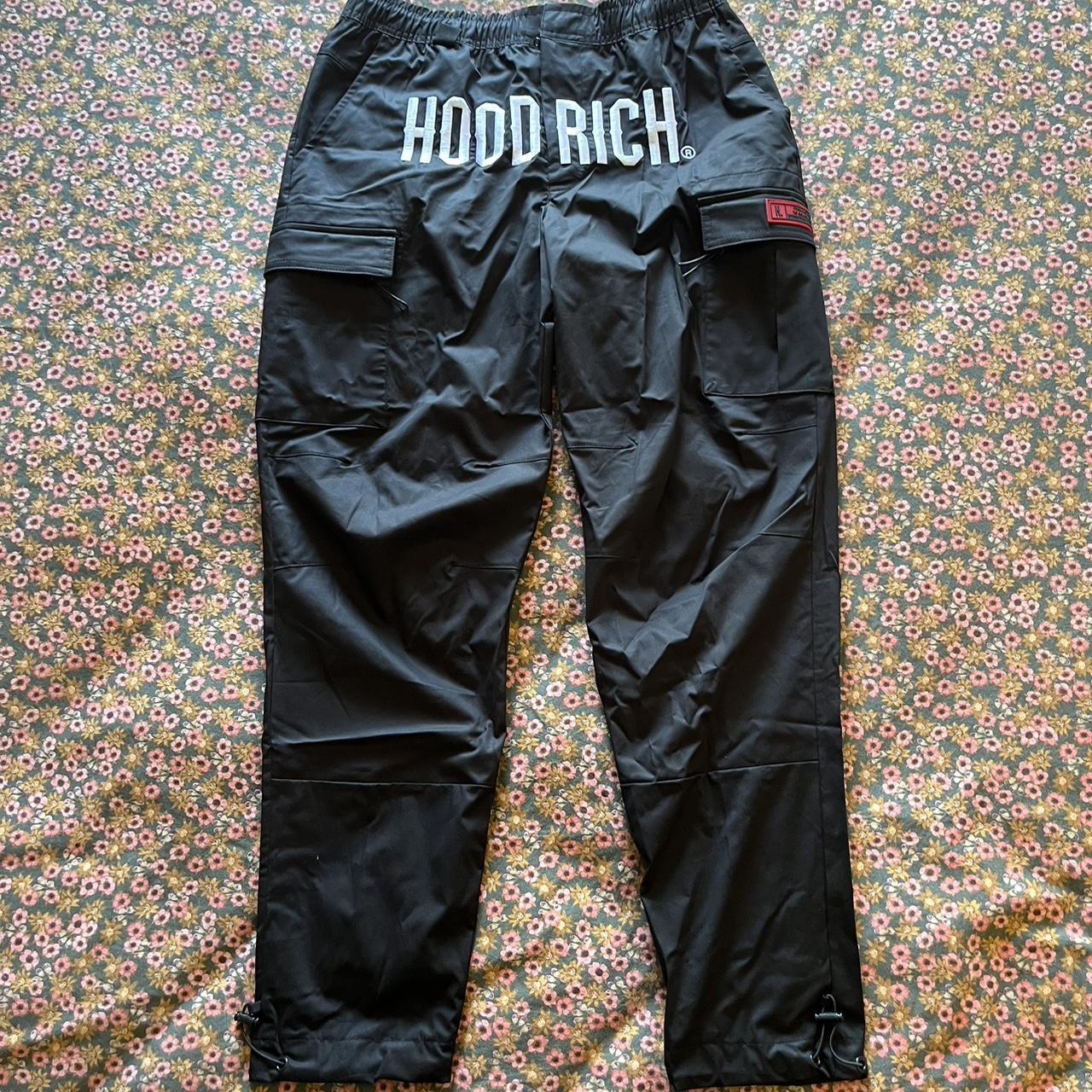 brand new black hoodrich pants size medium... - Depop