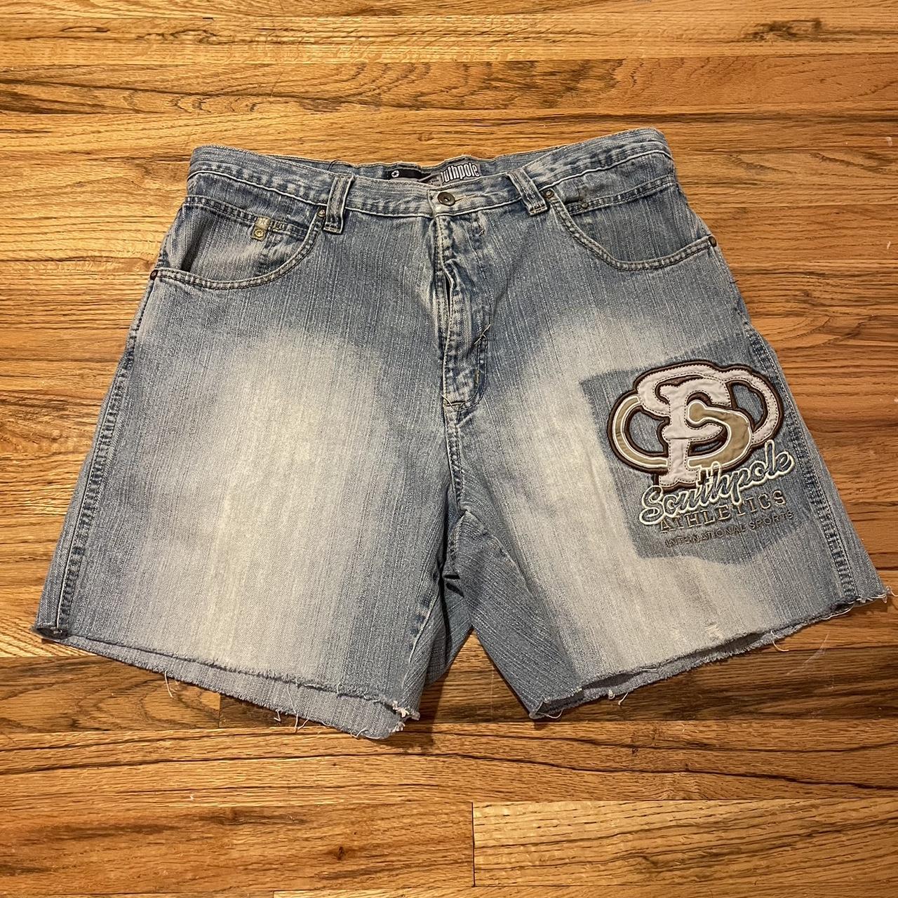 South Pole jorts Waist size 36 Cut to 7 inch... - Depop
