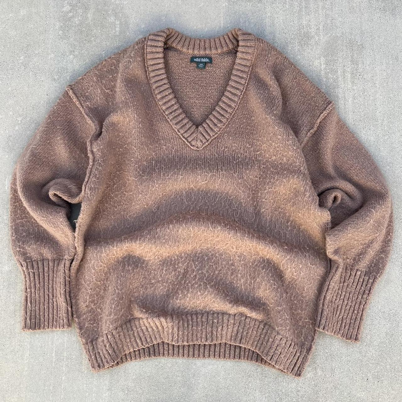 Wild Fable Knit Sweater Cool texture on this wild... - Depop