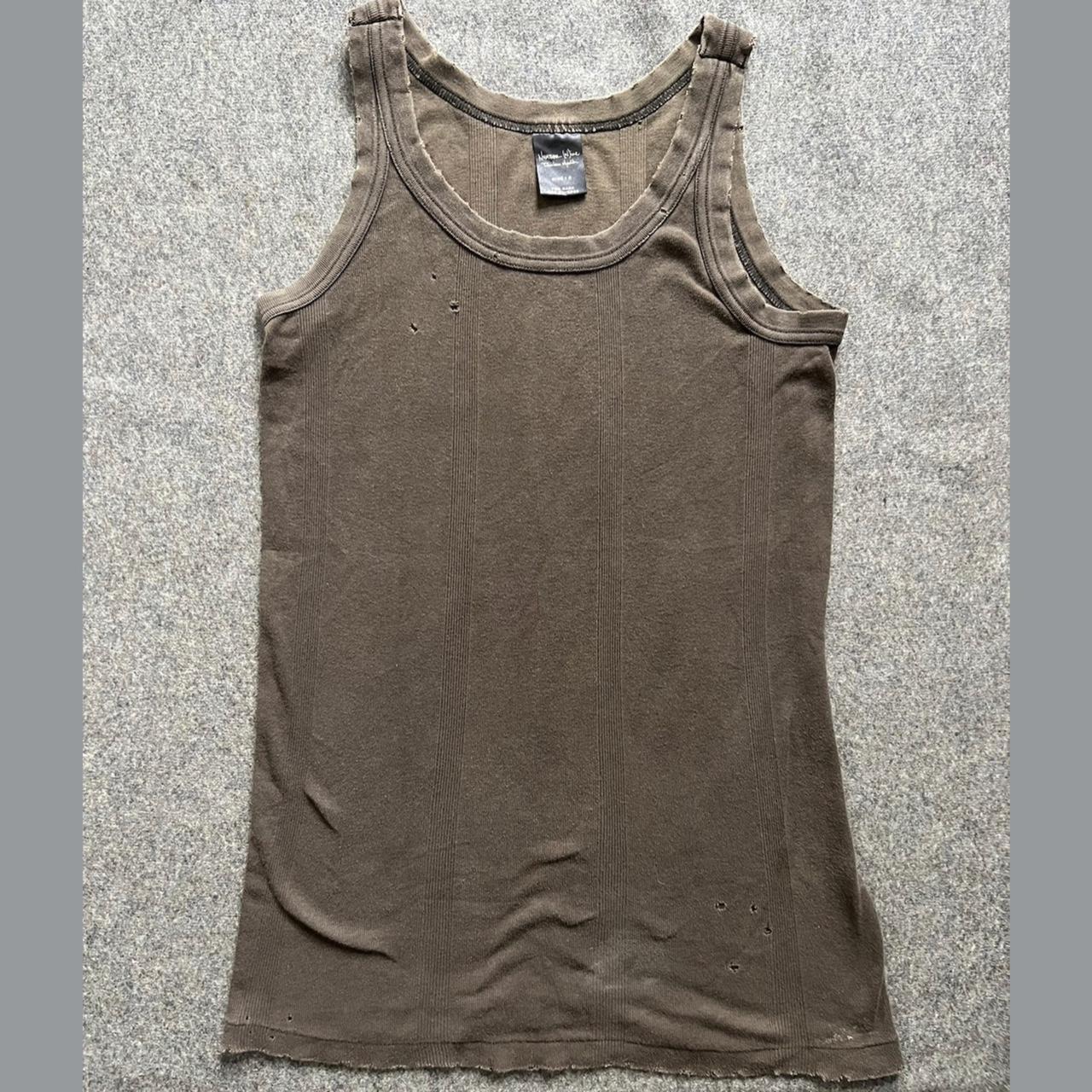 Number (N)ine SS05 shotgun distressed tank... - Depop