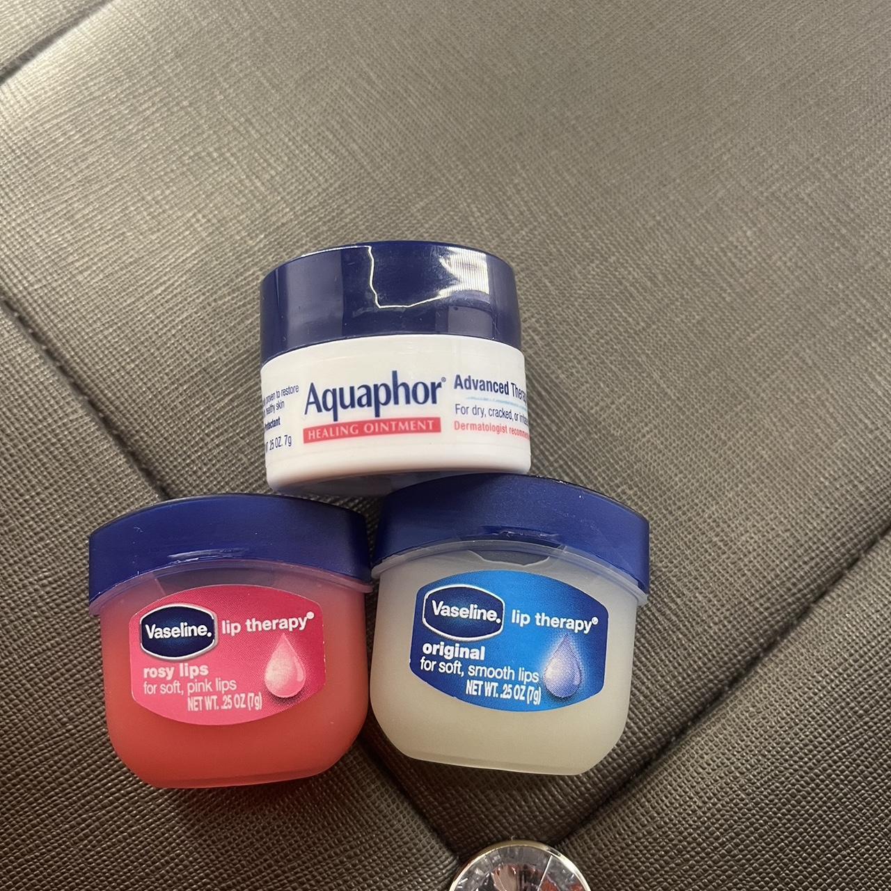 aquaphor and vaseline mini trio set never used - Depop
