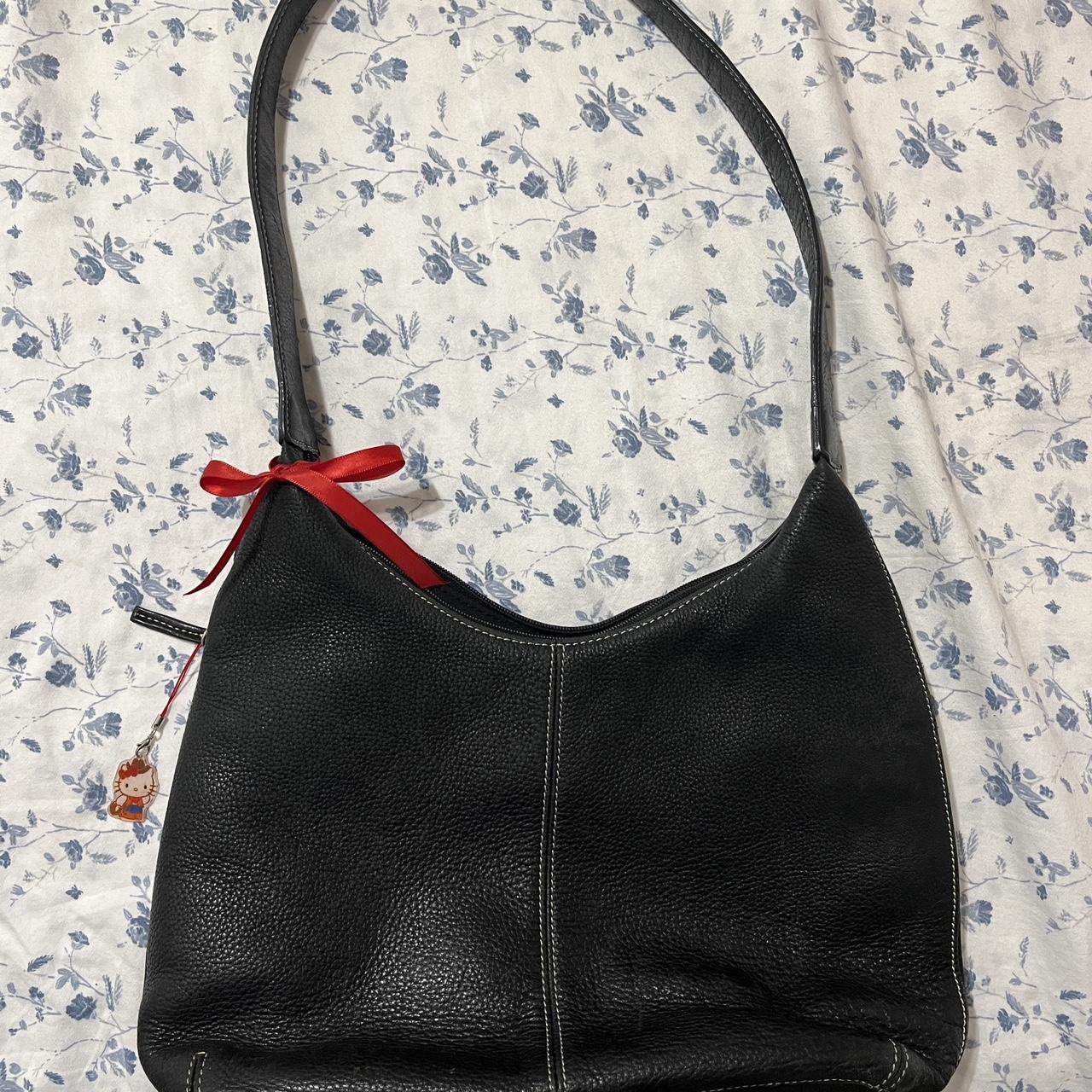 Tig & co Genuine leather saddle, shoulder bag in... - Depop