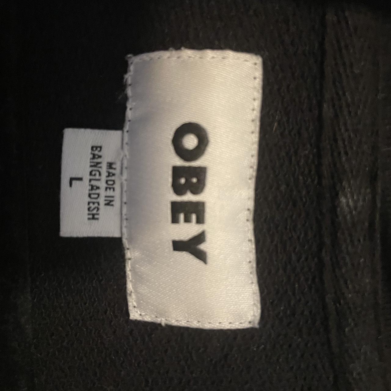 Obey Hoodie with the original Obey Giant patch sewn... - Depop