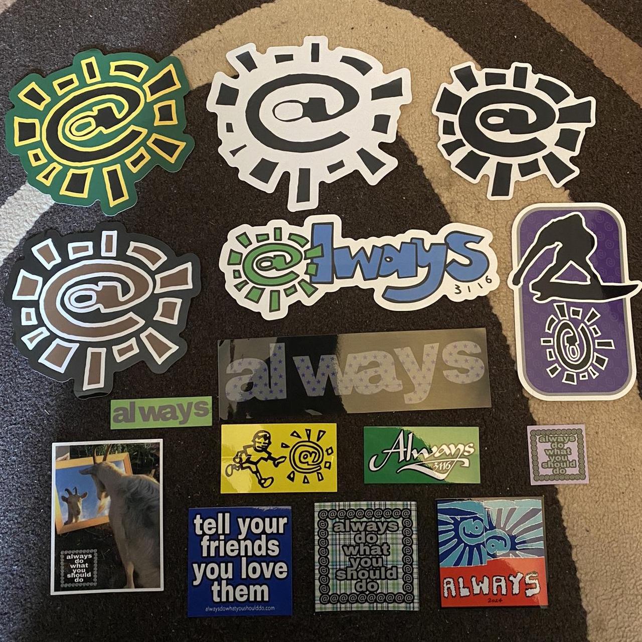 ADWYSD STICKERS PRICES VARY £40 FOR ALL DONT BUY... - Depop