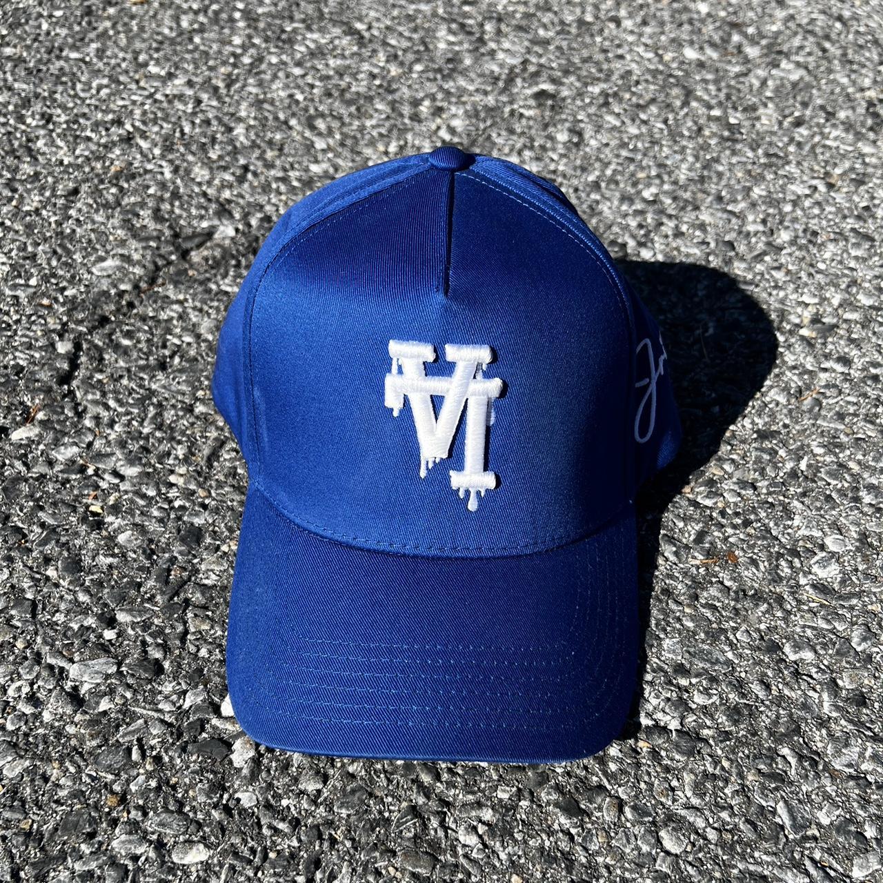 Jrip LA Blue Upside down Drippy LA Dodgers Logo hat.... | Depop