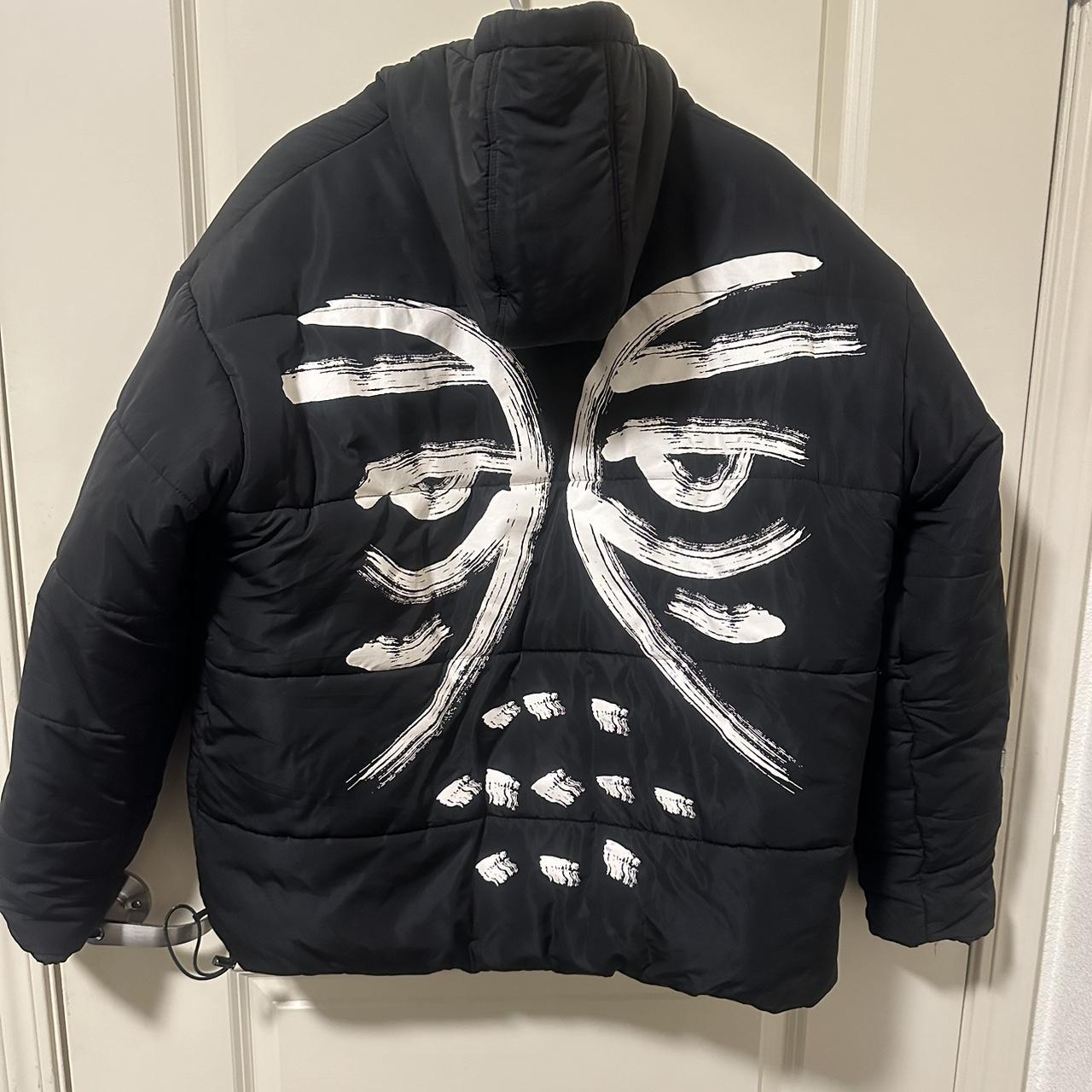 Haculla Graffiti Puffer Jacket - Depop