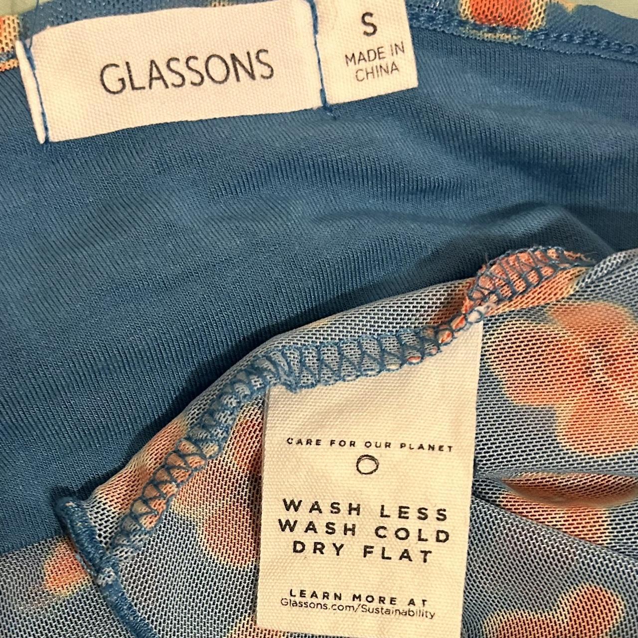 Bright multicoloured floral halter top Never... - Depop