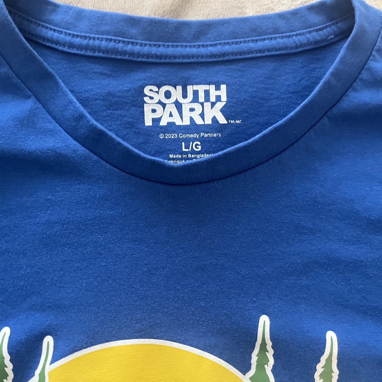 south park graphic t-shirt size: L auto-buy on,... - Depop