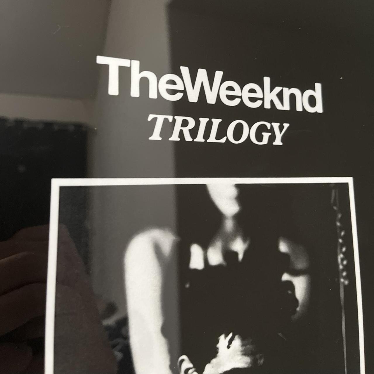 the weeknd 'trilogy' poster contains only... - Depop