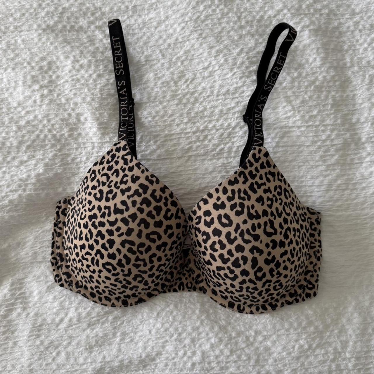 Victoria’s Secret leopard print bra Size... | Depop