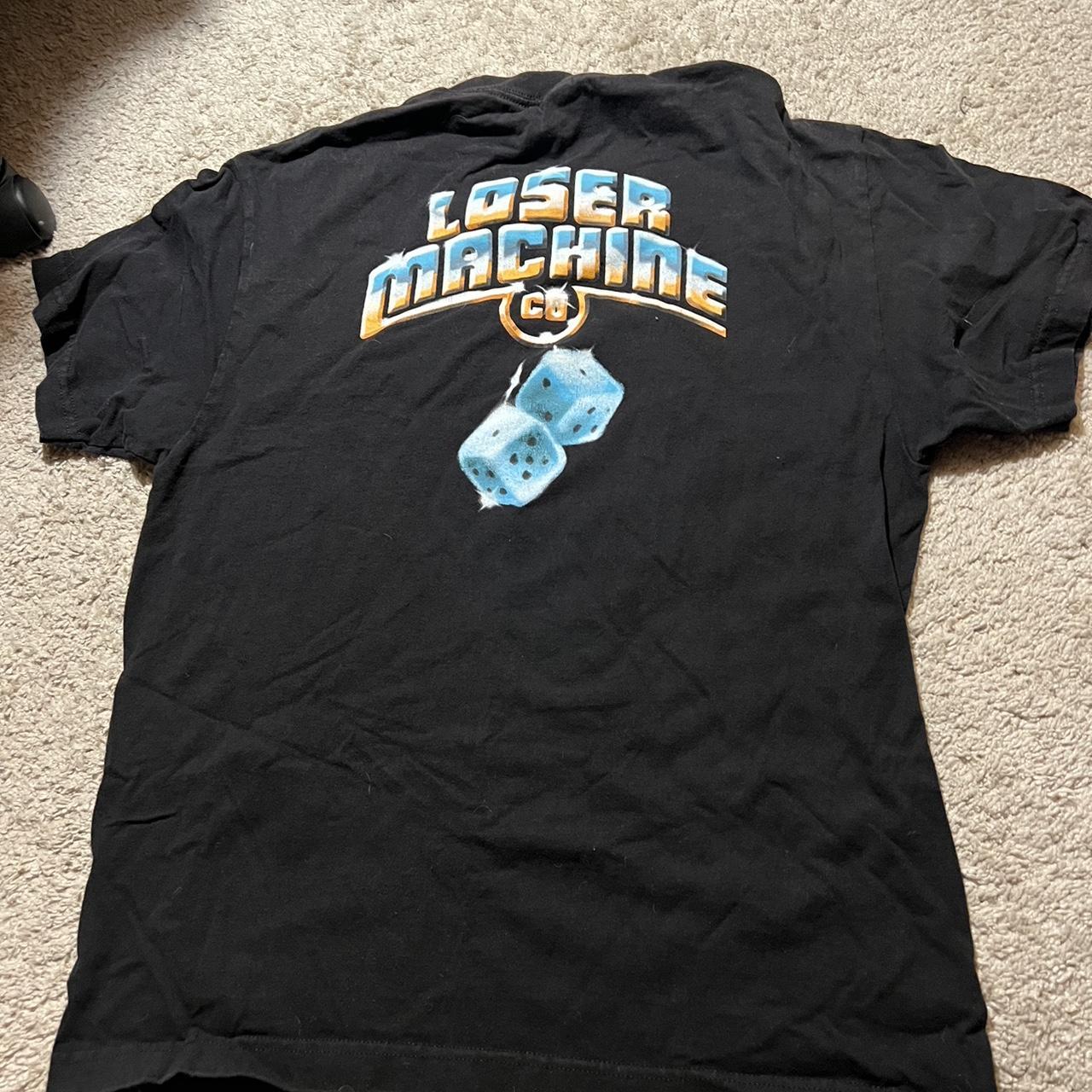 Loser Machine co t shirt Men’s large black loser... - Depop