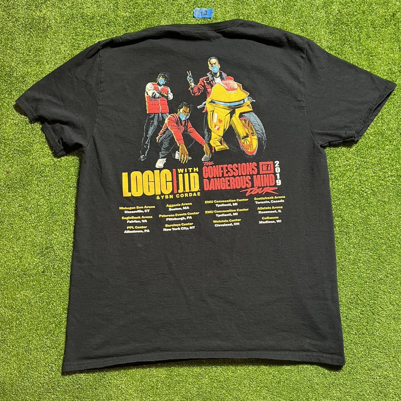 Logic Confessions of a Dangerous mind tour shirt... - Depop