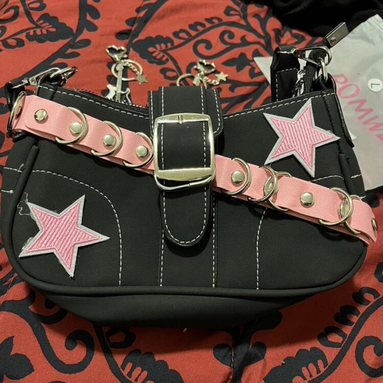 small black and pink star bag offers accepted but... - Depop