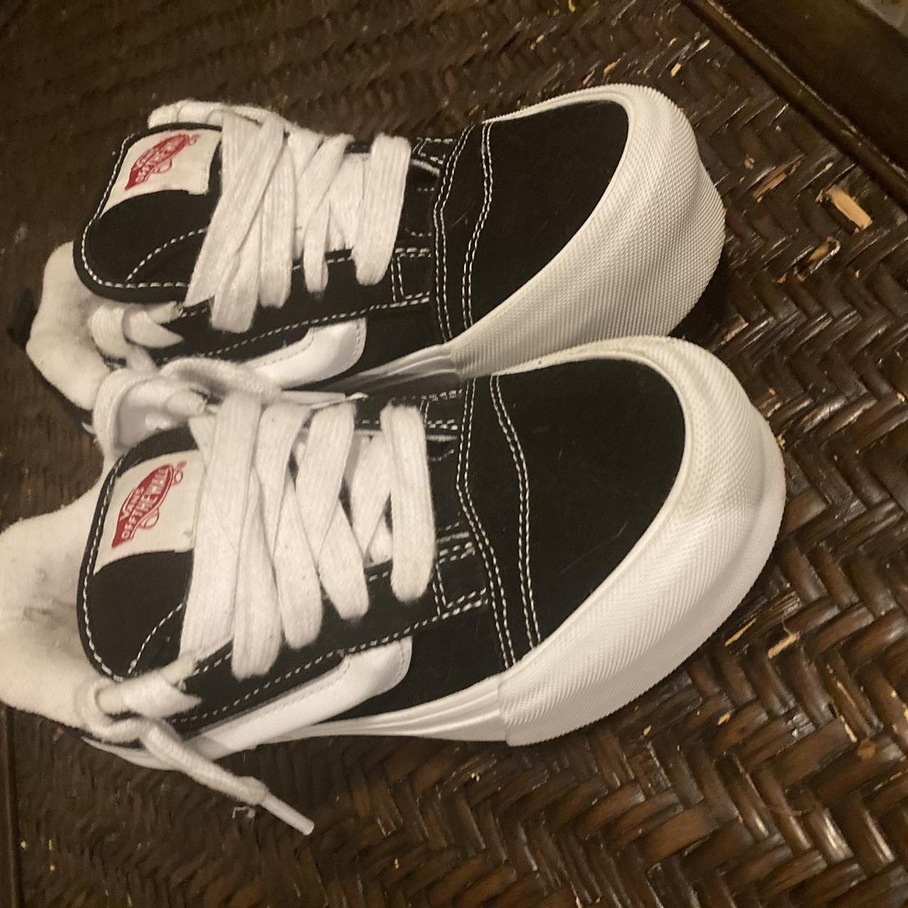 Platform New Skool Vans size 6 worn once (will be... | Depop