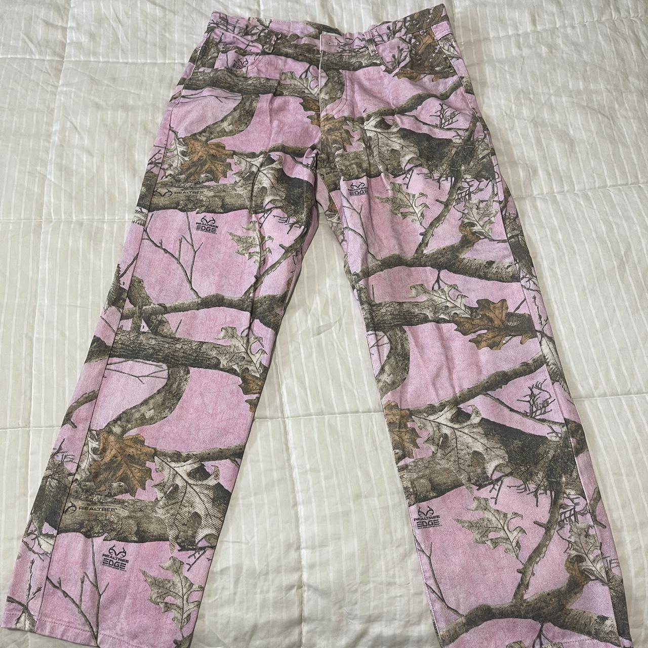 Stussy realtree collab pink camo jeans. stussy... | Depop