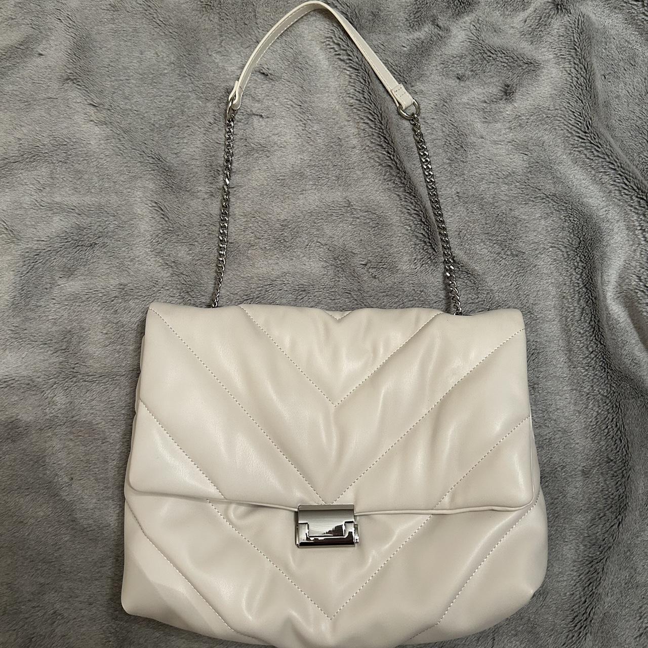 Zara Women's Cream Bag | Depop