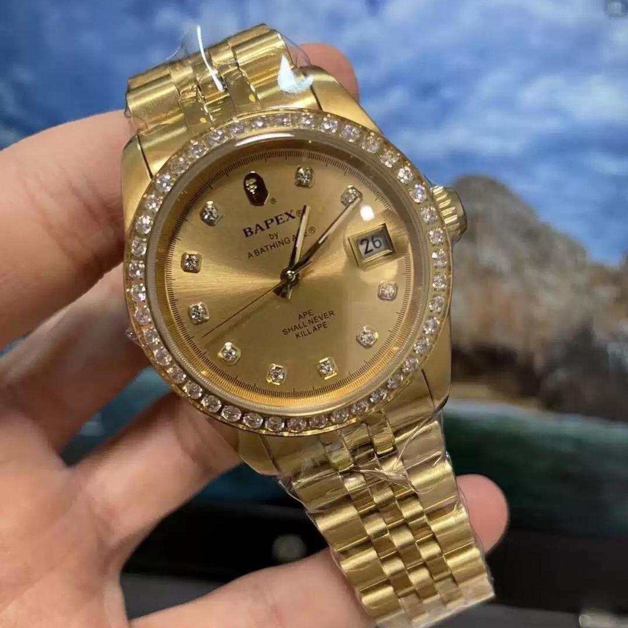 BAPE Type 1 BAPEX “Gold” Limited Edition Watch •... - Depop