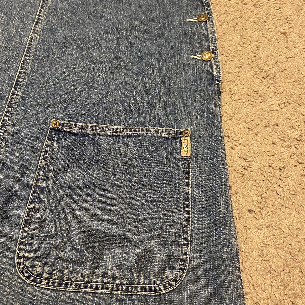 Vintage late 80s/90s Express denim dress in... - Depop