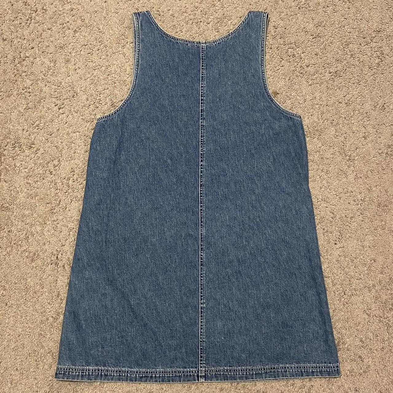 Vintage late 80s/90s Express denim dress in... - Depop